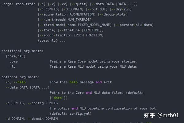 Rasa入门教程之常用任务命令rasa train - 知乎
