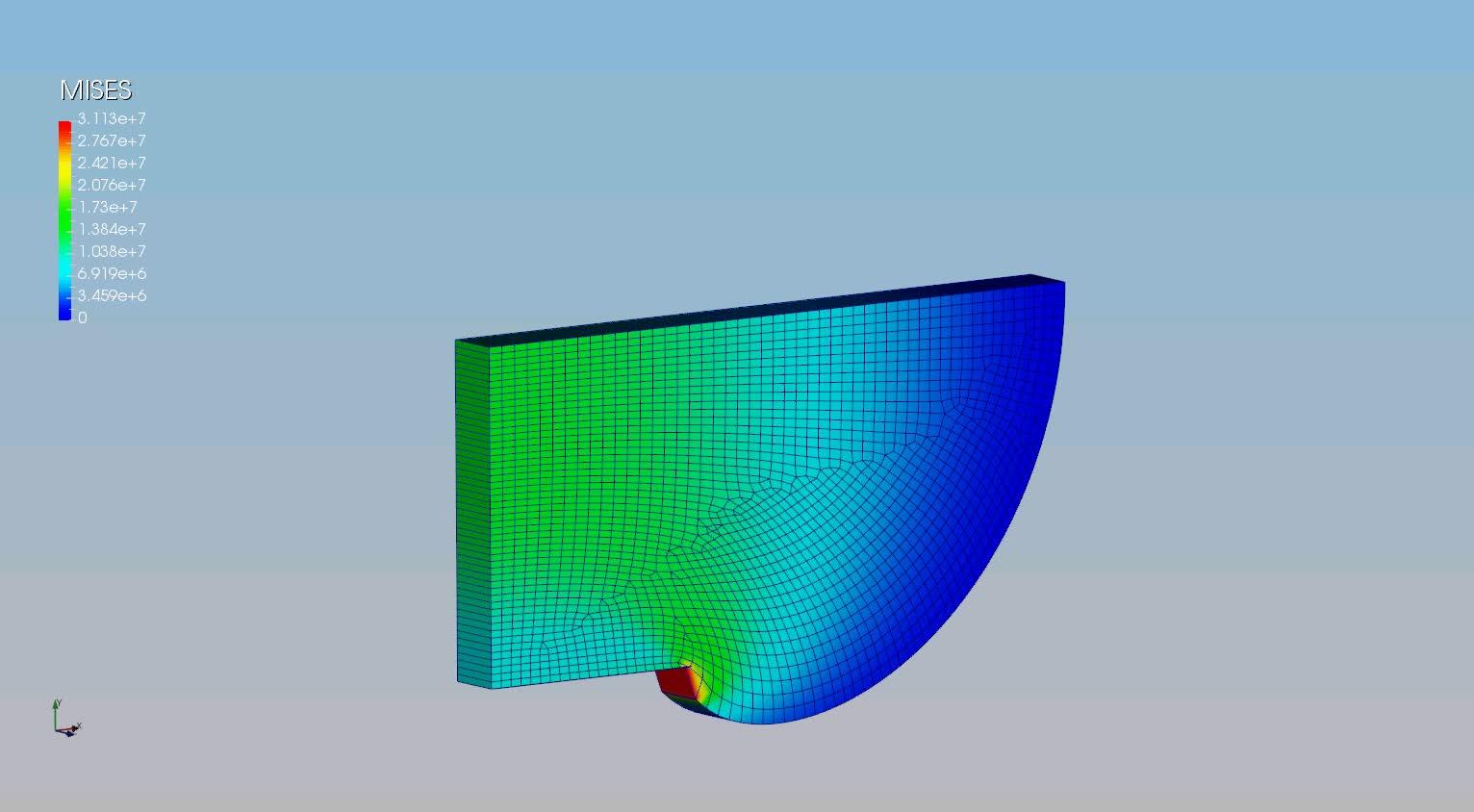 Simdroid结构非线性测试：Hertz接触 - 知乎