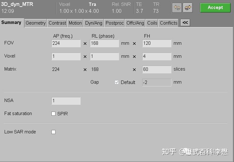 3D dyn MTR序列及临床应用 - 知乎