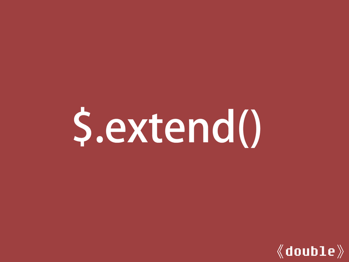 $.extend()用法 - 知乎