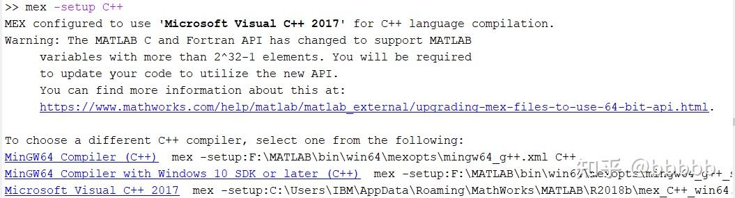 Matlab mex环境配置 - 知乎