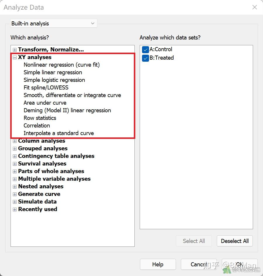 GraphPad常见统计分析方法 - 知乎