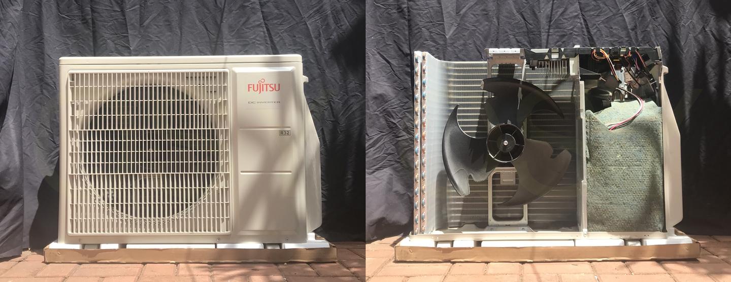 第132篇空调拆机丨富士通KLCA 3匹新三级挂机 尺寸最小性价比高 - 知乎