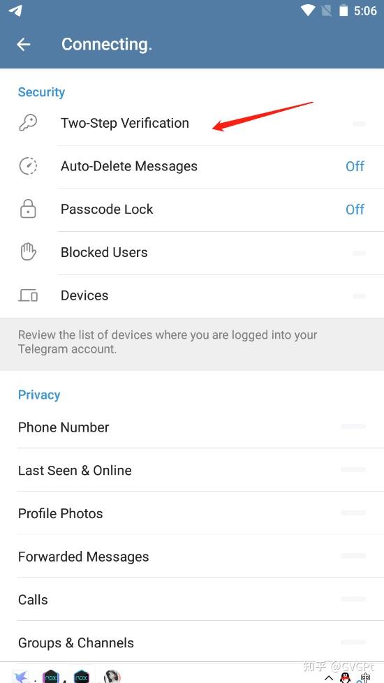 Telegram电报开启二步验证教程 - 知乎