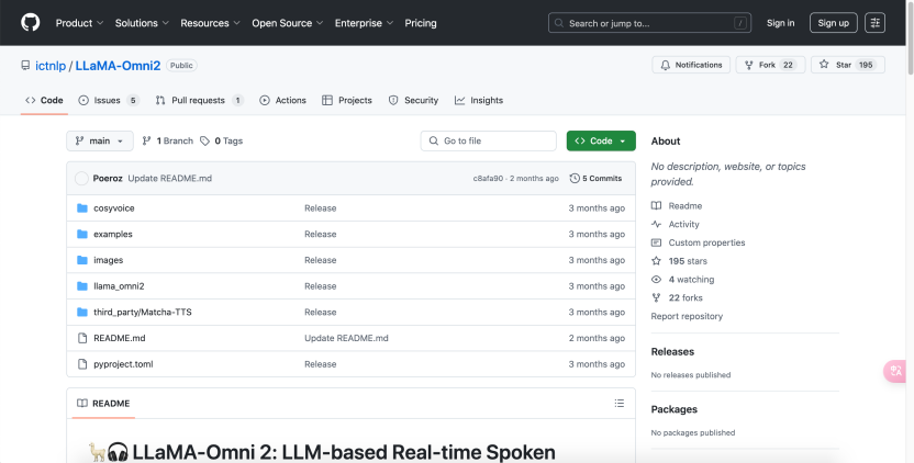 开源大模型实践：实时口语聊天语音大模型 LLaMA-Omni2安装部署&测试 - 知乎