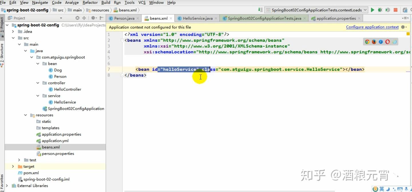 Springboot@PropertySource、@ImportResource@bean-p14 - 知乎