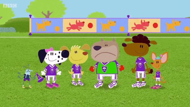 BBC英语启蒙足球实景动画片《Footy Pups》，绝对会是小球迷们的心头爱，可以边看节目边学足球技巧 - 知乎
