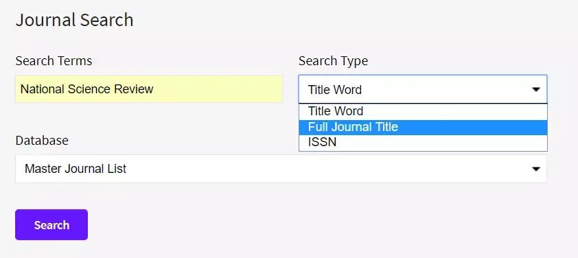 官方、免费的SCI期刊查询 - 知乎
