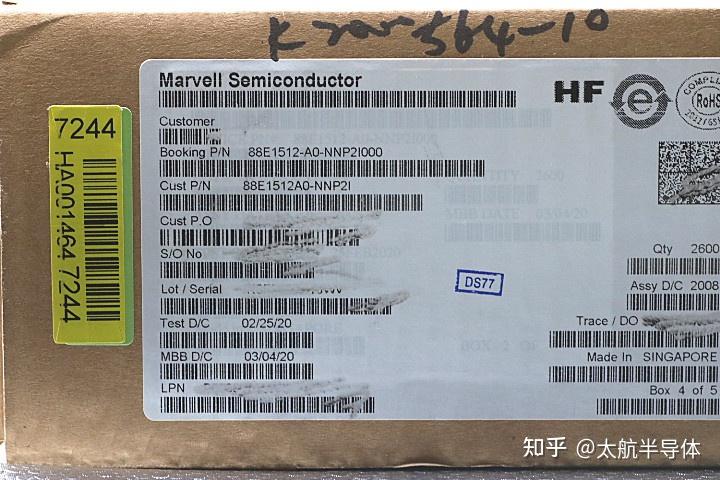 88E1512-A0-NNP2I000 品牌MARVELL （太航半导体） - 知乎