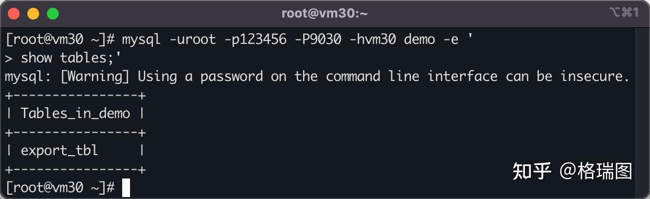 Apache Doris-0067-数据导出-05-mysqldump - 知乎