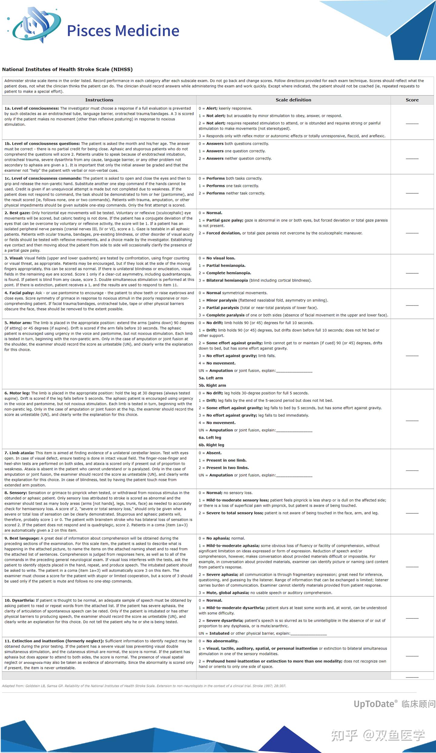 MIMIC数据库提取NIHSS评分 - 知乎