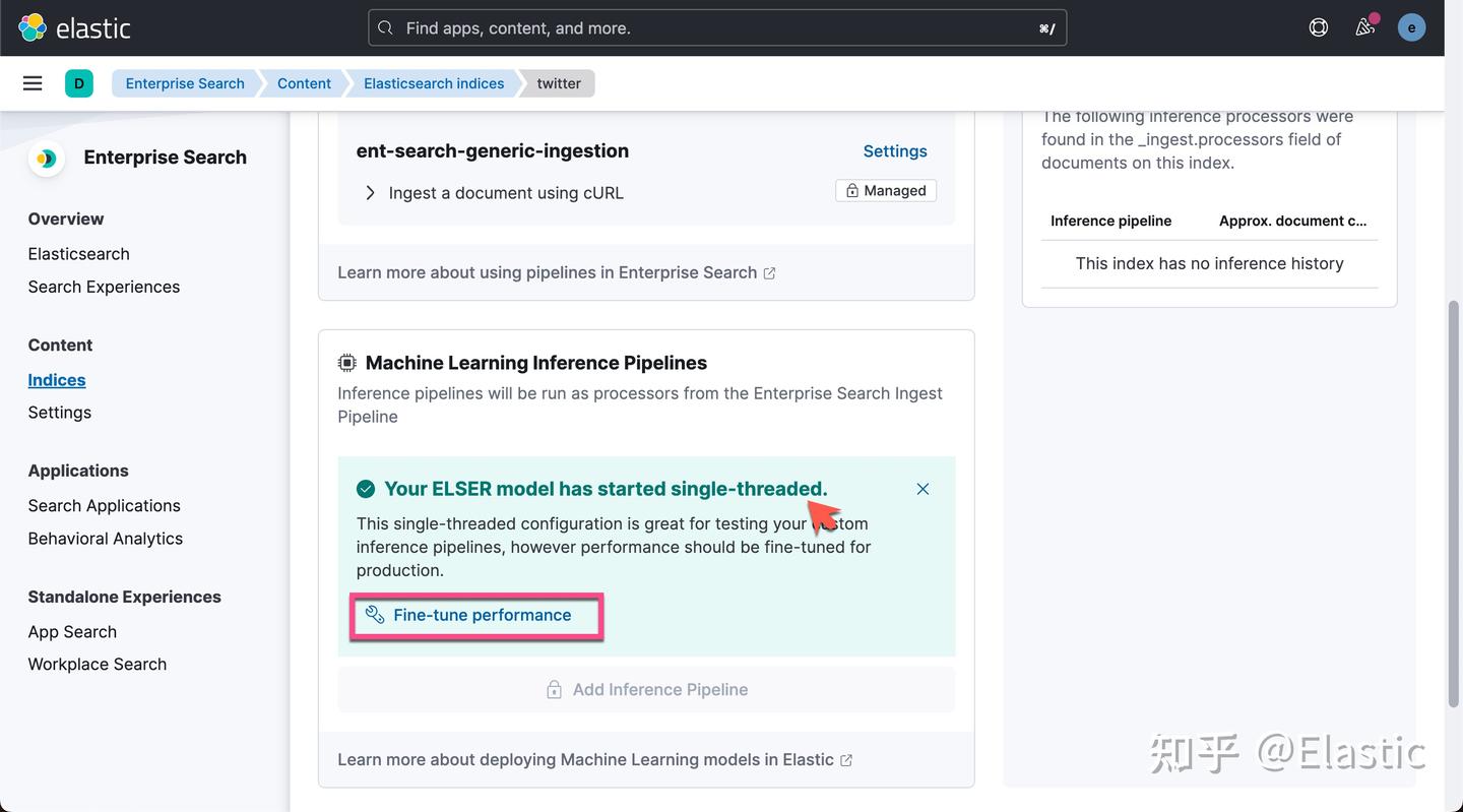 Elasticsearch：部署 ELSER - Elastic Learned Sparse EncoderR - 知乎