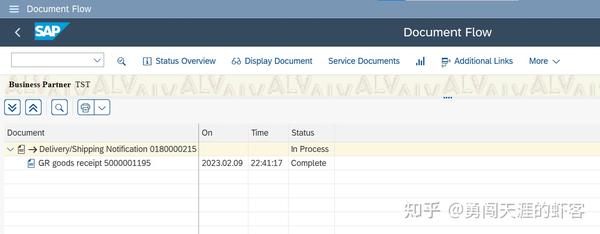 SAP MM内向交货单的凭证流 - 知乎