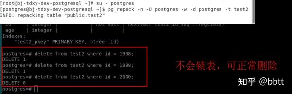 Postgresql表空间垃圾回收 知乎