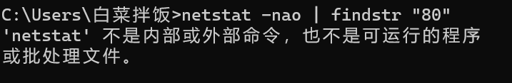 解决'netstat' 不是内部或外部命令，也不是可运行的程序或批处理文件。，尝试了环境变量配置无果，意外找到的教程 - 知乎