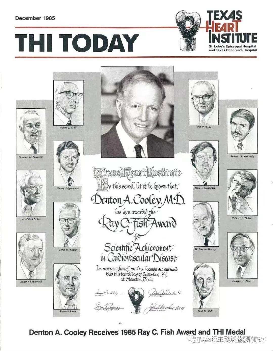 一代心血管病外科大师-Dr. Denton Cooley诞辰101周年 - 知乎
