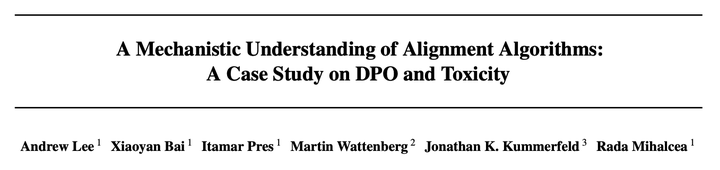 论文速读：A Mechanistic Understanding of Alignment Algorithms: A Case Study on DPO and Toxicity - 知乎