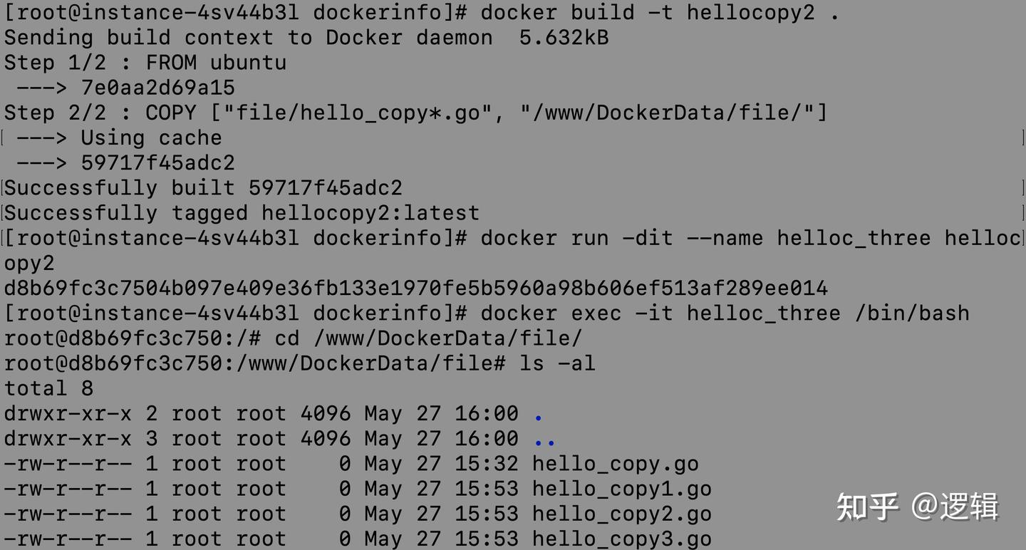 Docker-Dockerfile指令最全案例详解 COPY & ADD【中】(7) - 知乎