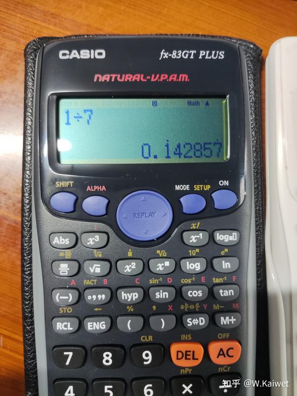 来自异国的计算器——CASIO fx-83GT PLUS评测 - 知乎
