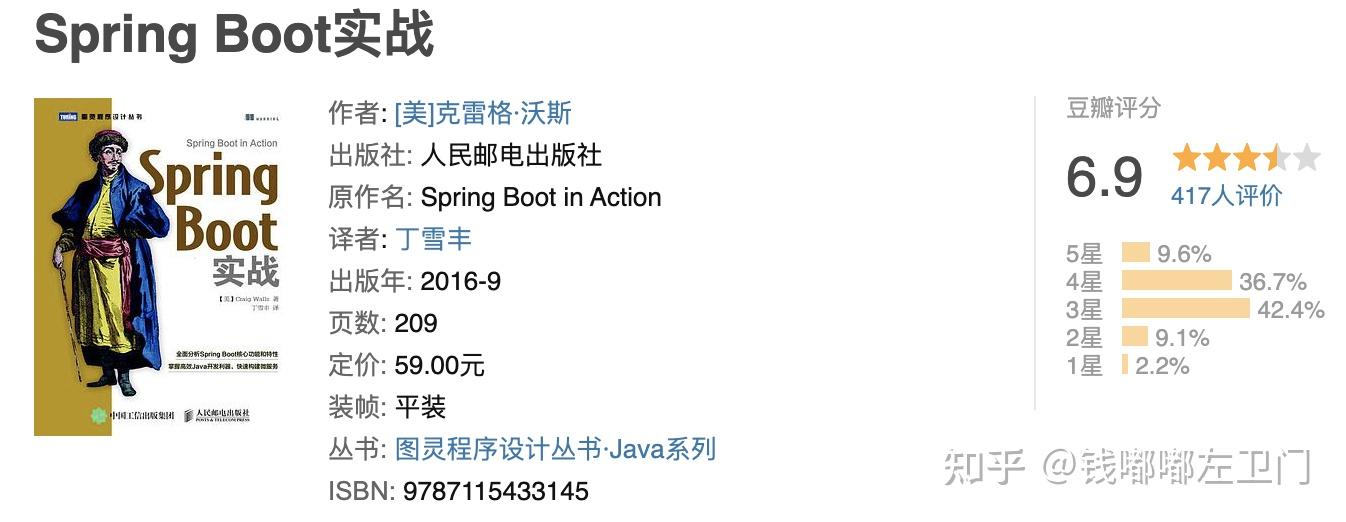 10本 Spring Boot 学习书籍推荐 - 知乎