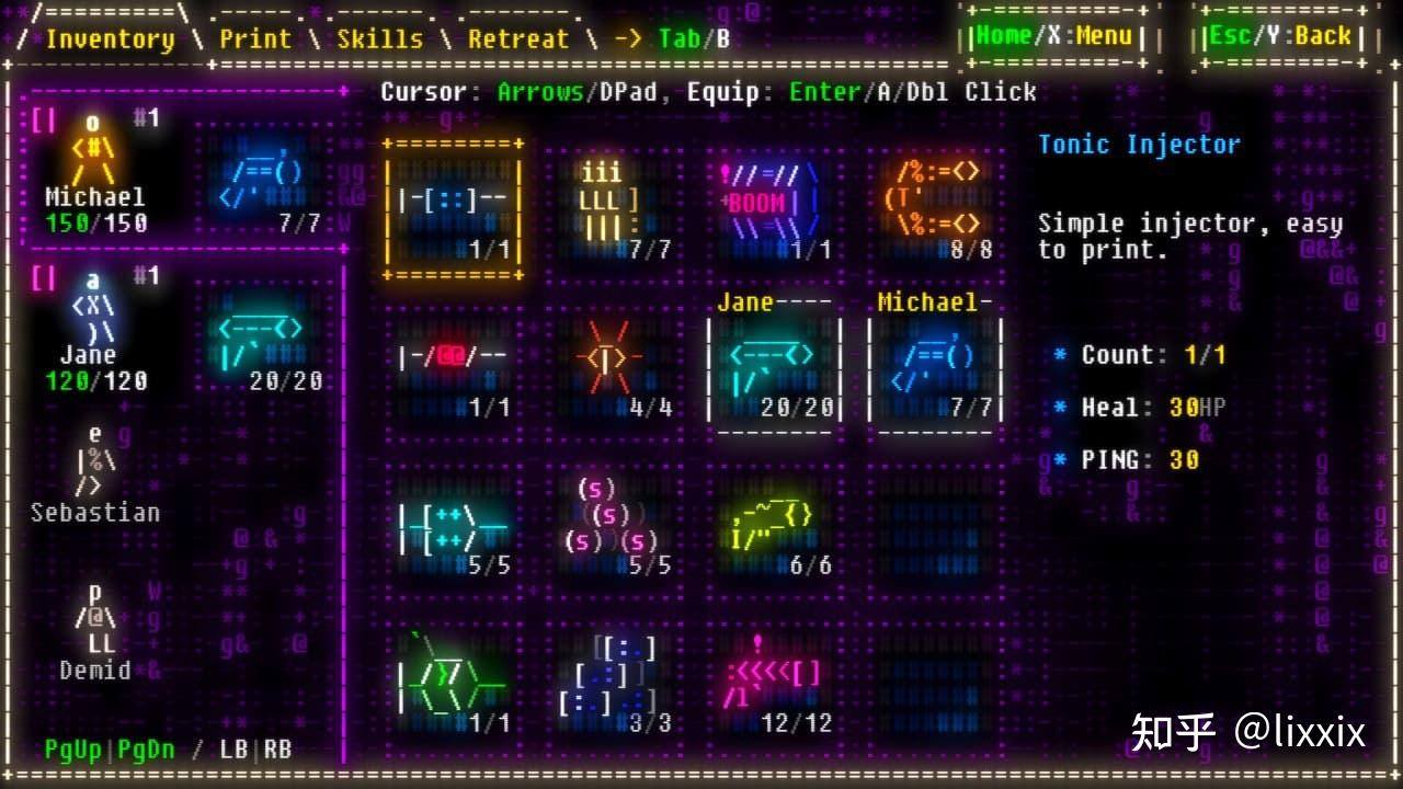 【神秘信号穿越百万光年】这款用ASCII码造世界的RPG，把敌人打成“文字粒子”来造武器？！ - 知乎