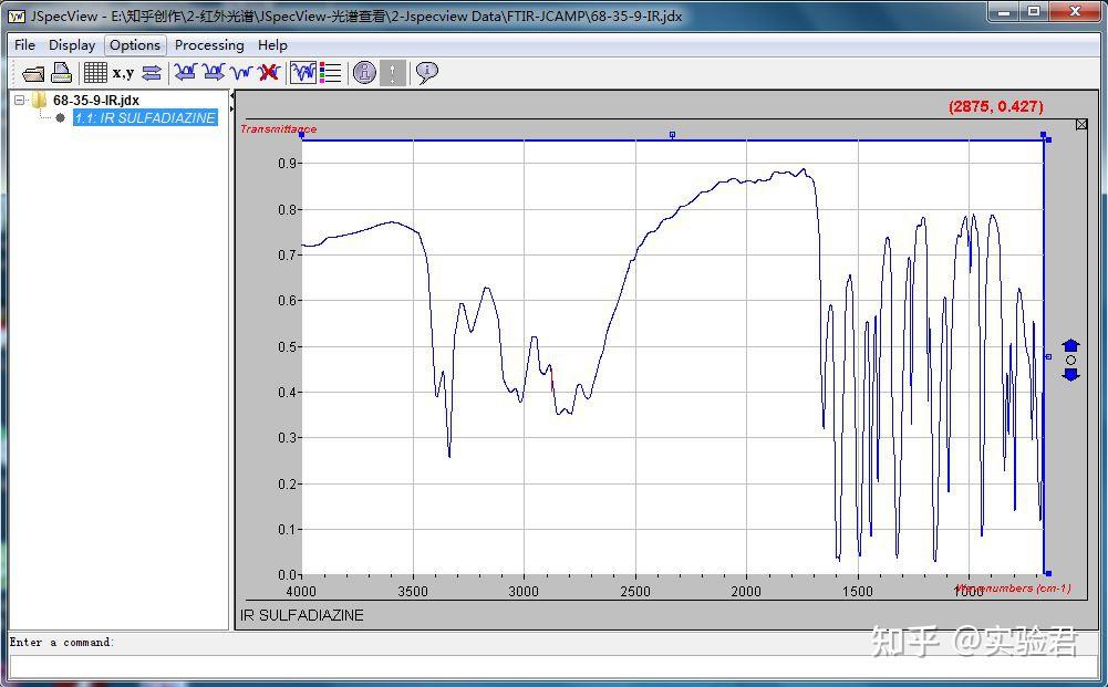 JSpecView-光谱查看软件 - 知乎
