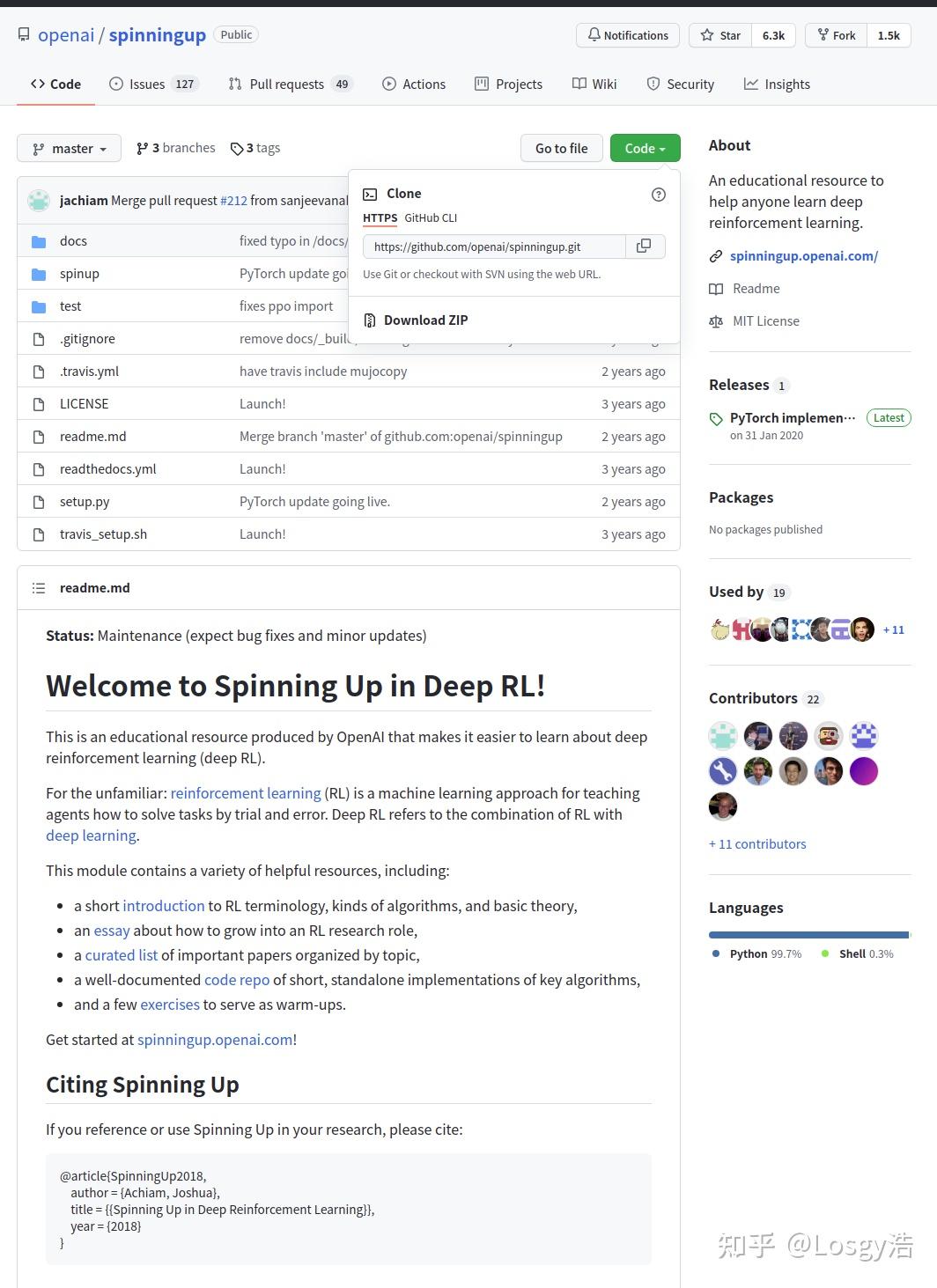 强化学习入门项目 Spinning up OpenAI (1) installation - 知乎