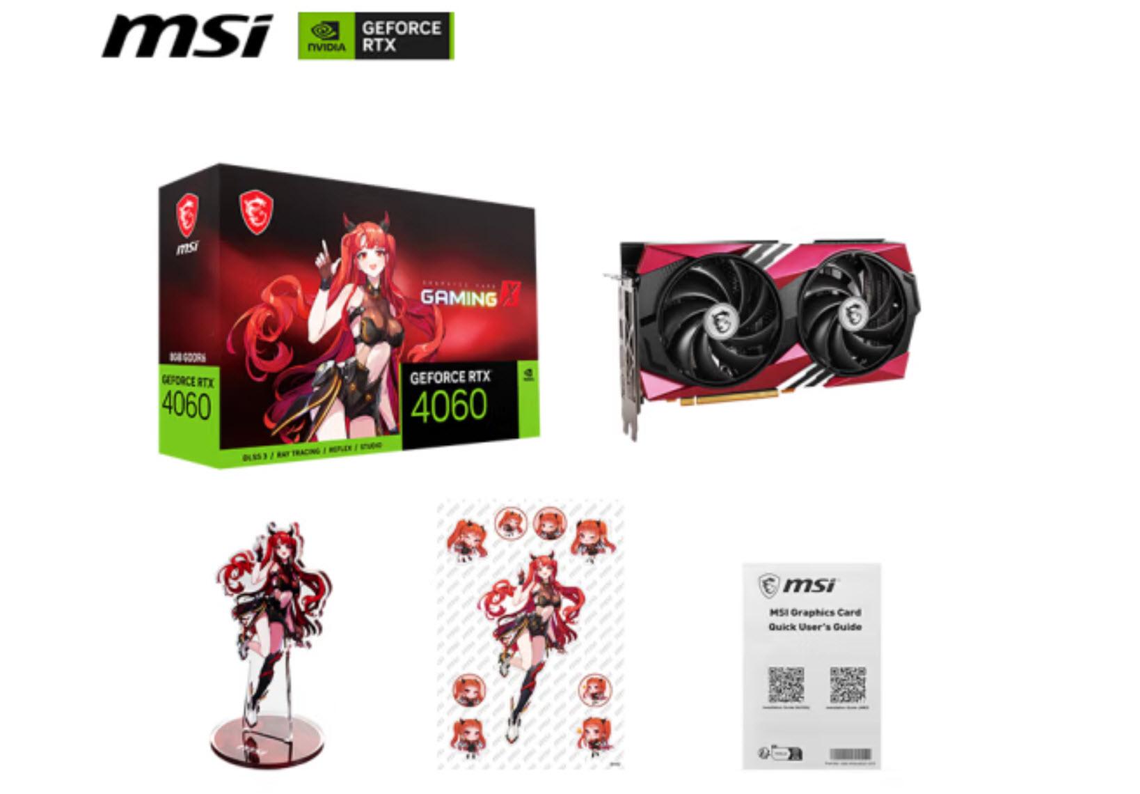 微星4060 GAMINGX MLG魔龙姬显卡登场！ROG“学我的明日香呢！” - 知乎