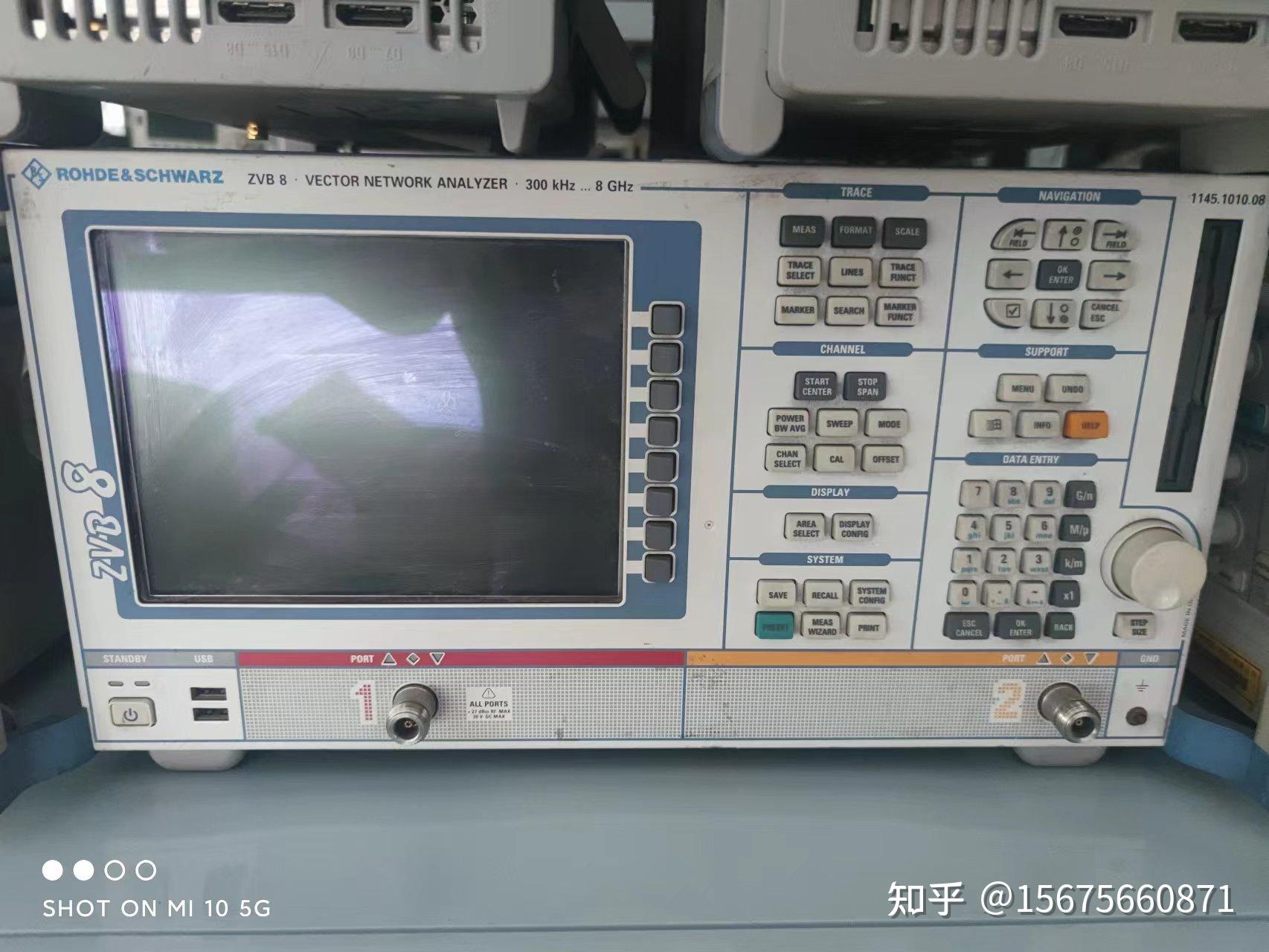 R&S罗德与施瓦茨ZVB8矢量网络分析仪 - 知乎