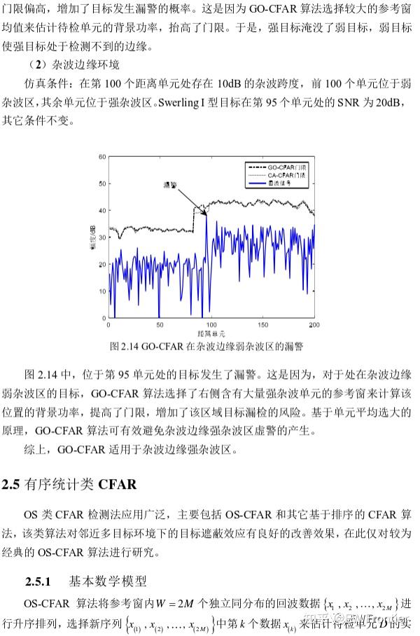 雷达目标检测之恒虚警检测（CA/SOCA/OS/GOCA-CFAR）【附MATLAB代码】 - 知乎