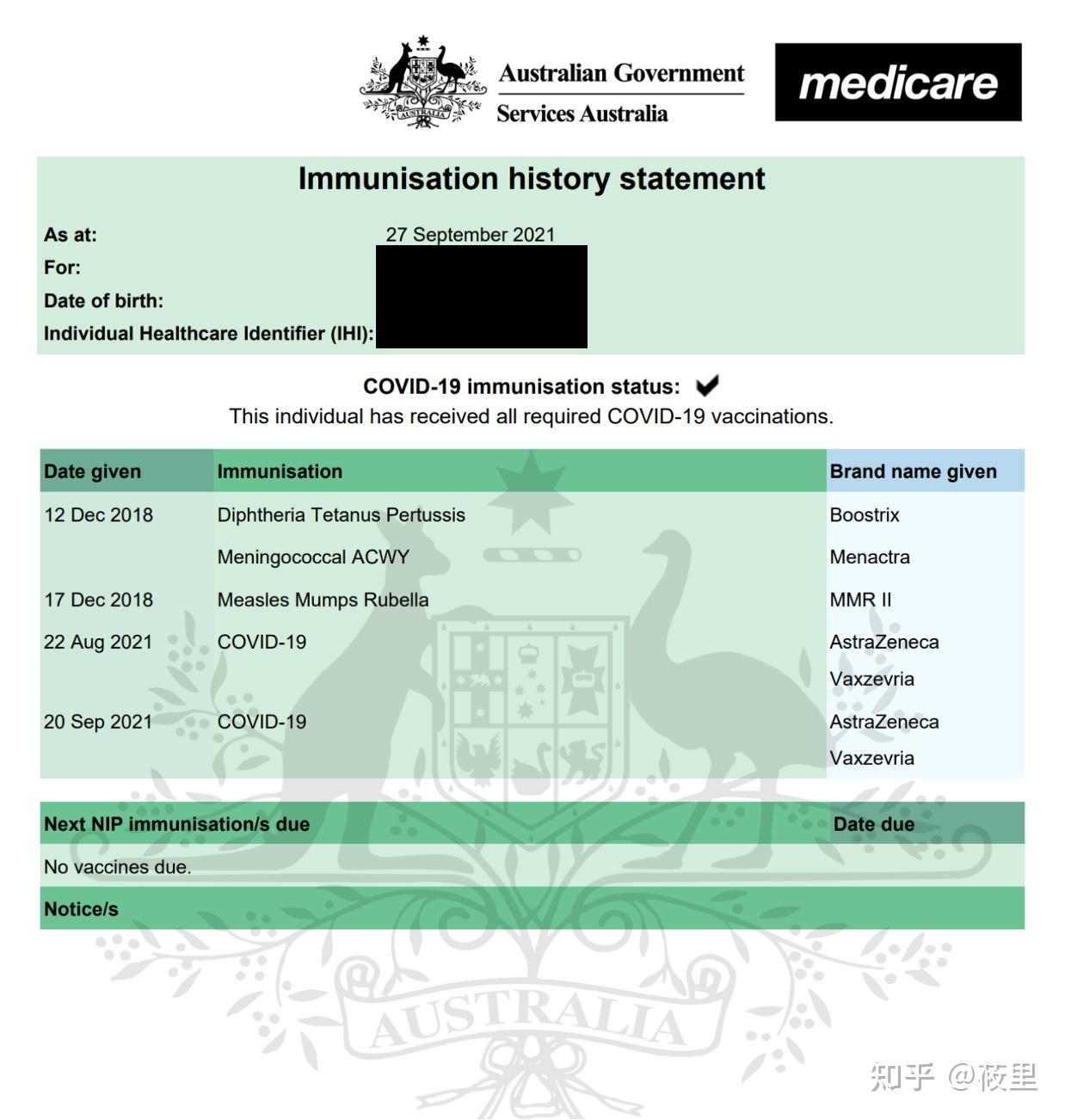 留学生没有Medicare如何注册澳洲健康记录（My Health Record）和疫苗接种记录（Immunisation history ...