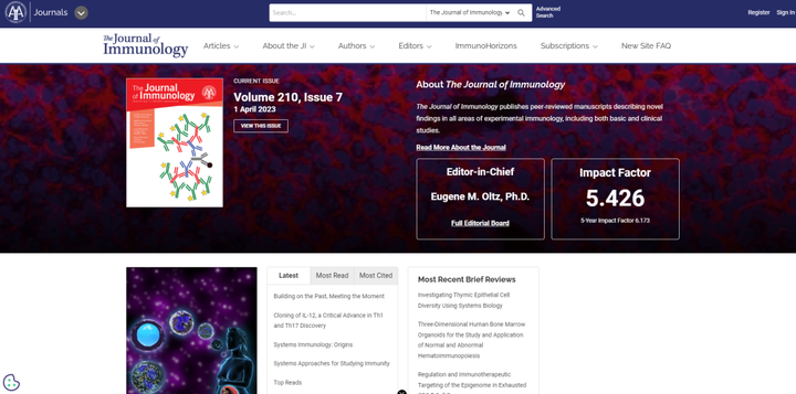 Journal of Immunology：免疫学TOP期刊，接收率52%，国人发文第三 - 知乎