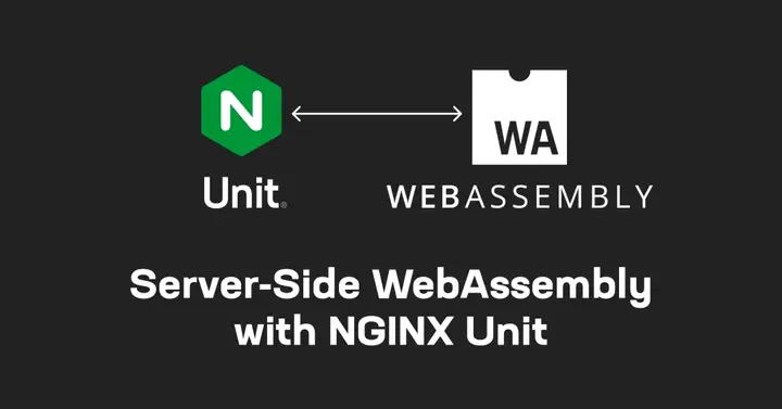 借助 NGINX Unit 在服务器端使用 WebAssembly - 知乎