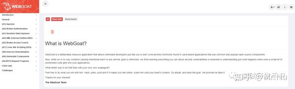 安全测试实践篇——玩转 WebGoat 靶场 - 知乎