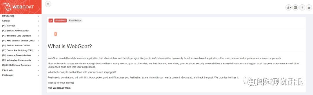 安全测试实践篇——玩转 WebGoat 靶场 - 知乎