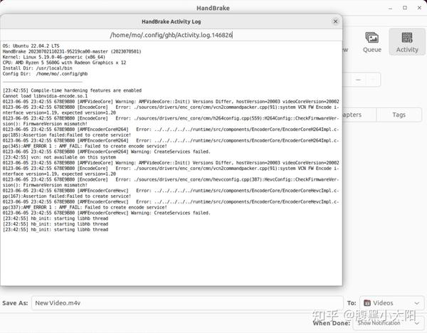 HandBrake在linux下启用AMD硬件视频编码器VCE/VCN方法 - 知乎