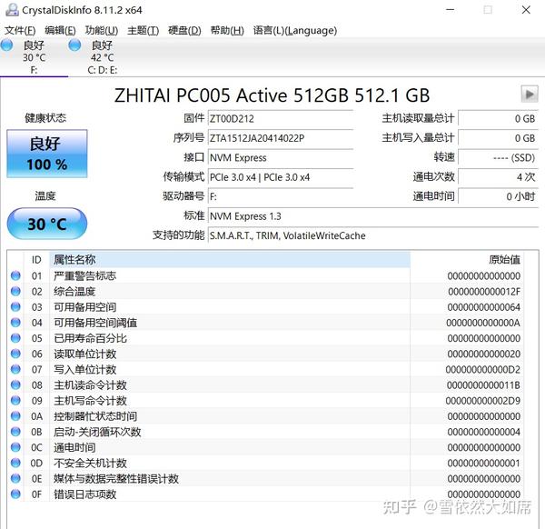 致钛PC005 Active 512G M.2固态硬盘开箱体验