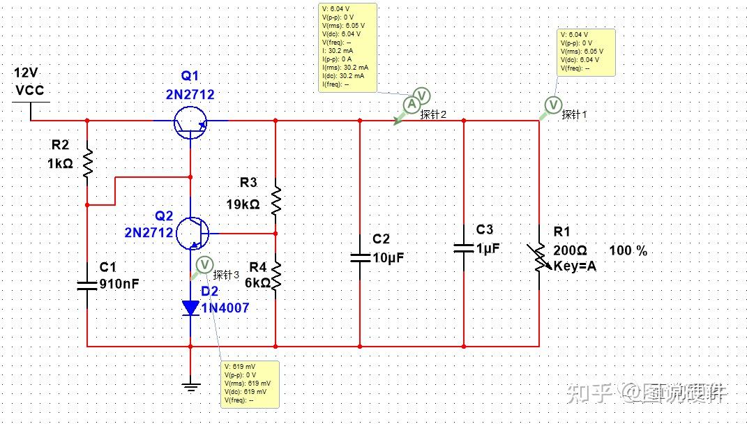 一篇搞定三种分立元件LDO（低成本+可调+精确输出） - 知乎