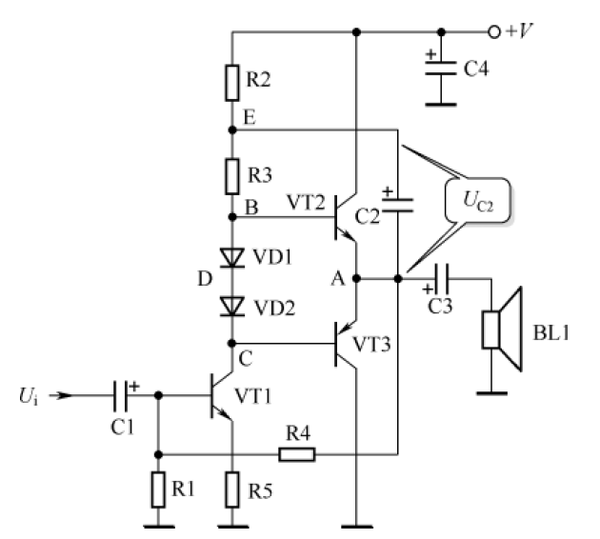 放大器系统电路--分立器件OTL 功率放大器 - 知乎
