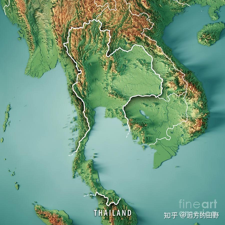 3D立体中国地形图——10M超高清大图 | 蕐夓文朙中樞府