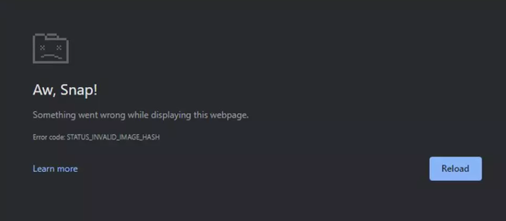 【教程】修复谷歌chrome浏览器 Status Invalid Image Hash 错误的方法 知乎