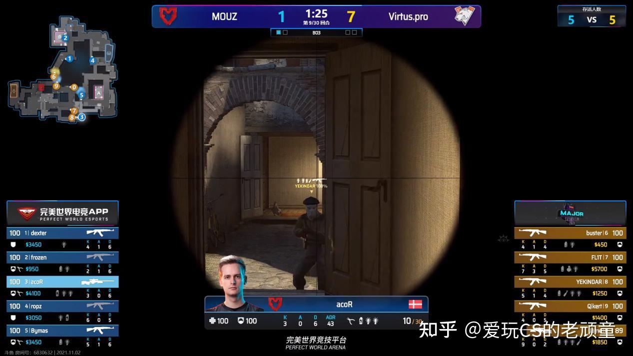 CSGO：VP第二张图大比分赢下MOUZ，两支队伍真正的生死一战 - 知乎