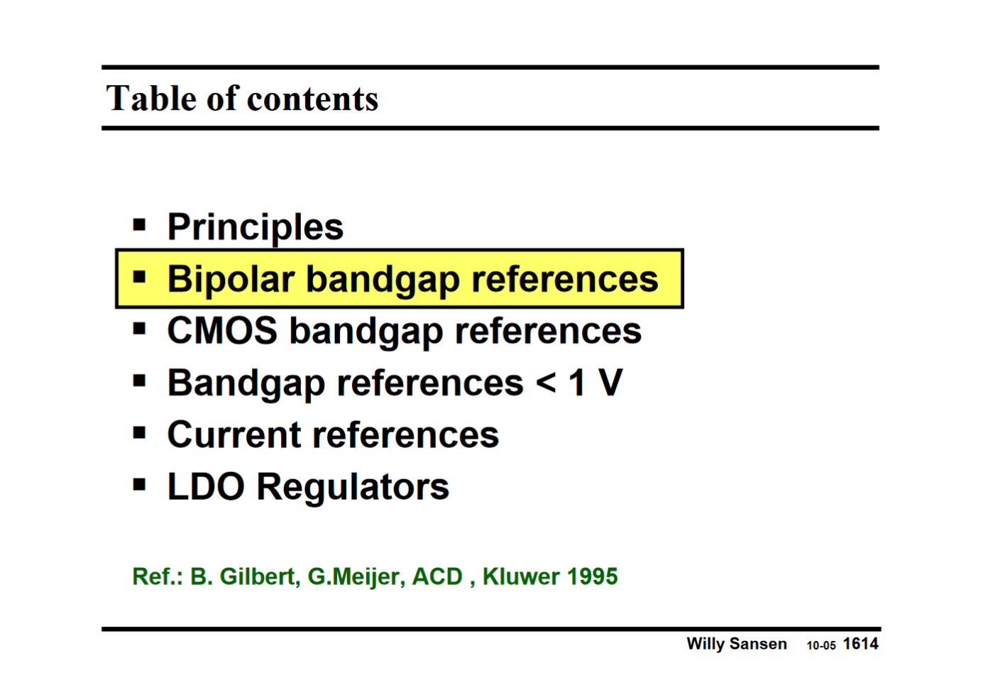 Chapter #16 Bandgap and current reference circuits - 知乎