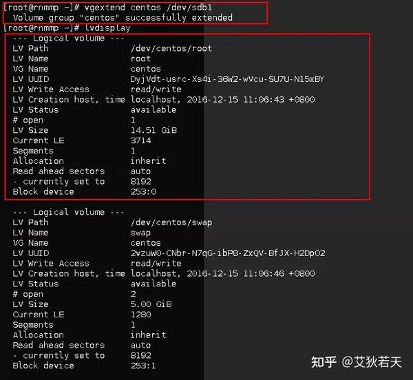 centos7下扩展根分区（图文详解） - 知乎