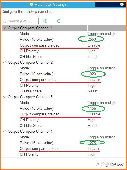 一个定时器输出4路不同频率波形的应用示例 - 知乎