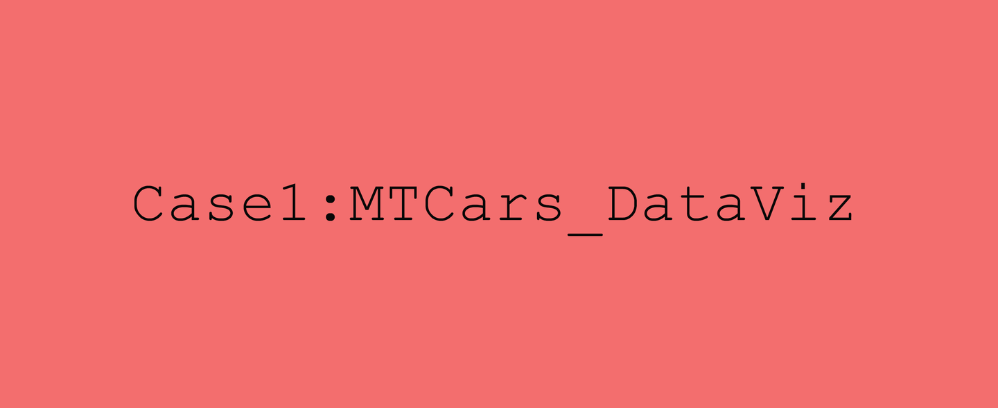 Case1:用 MTCars 做几个数据可视化 - 知乎