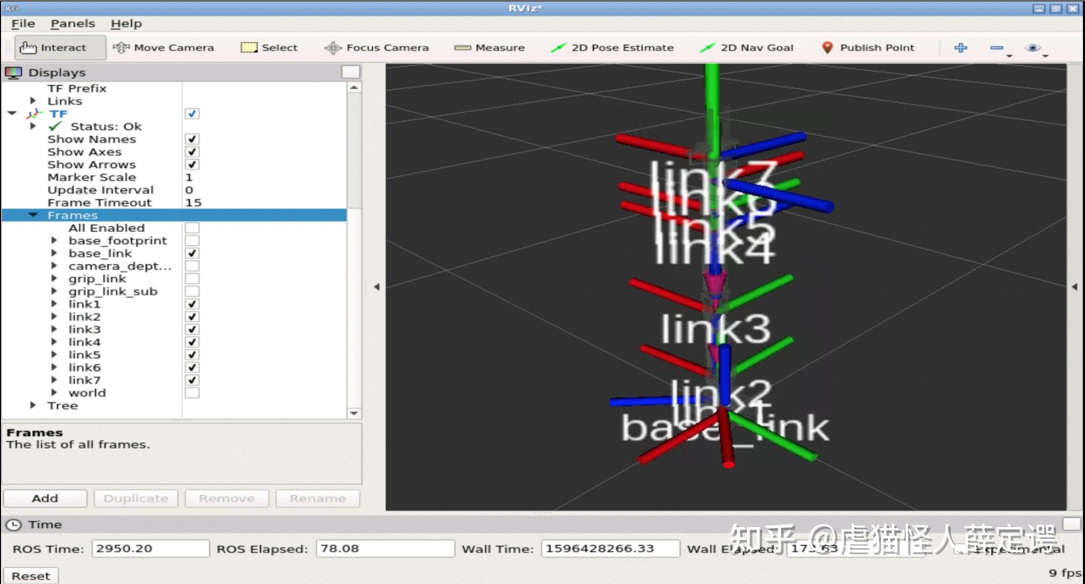 ROS机械臂运动学--Forward Kinematics - 知乎