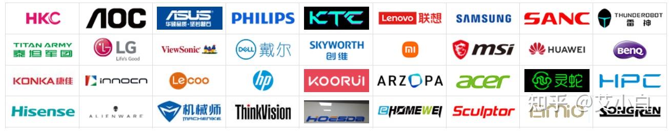 2025年2K高刷游戏显示器选购指南（4月份推荐），LG｜华硕｜ROG｜三星｜AOC｜HKC｜拯救者