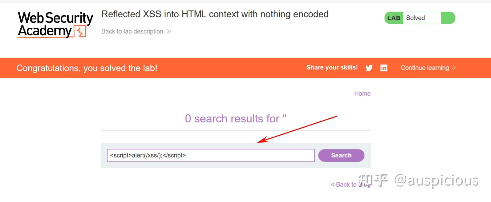**PortSwigger**做题记录--Cross-site scripting(XSS) - 知乎