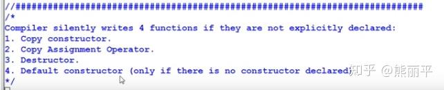C++: Compiler Generated Functions - 知乎